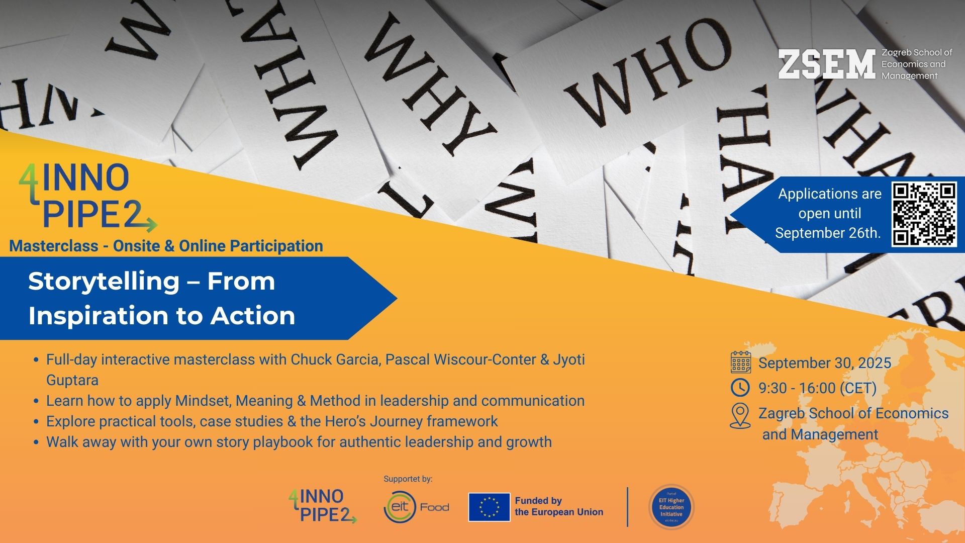 Masterclass in Storytelling – From Inspiration to Action - 4innopipe